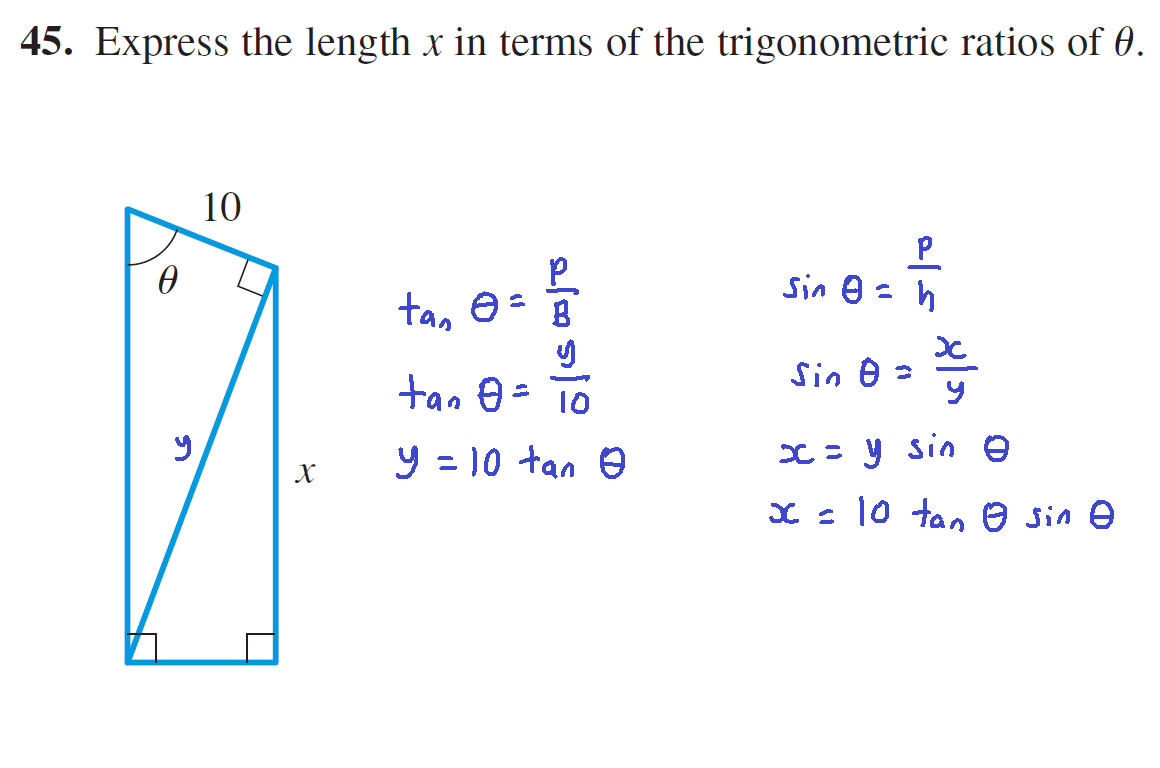 1.2 - Trigonometry of right triangles
